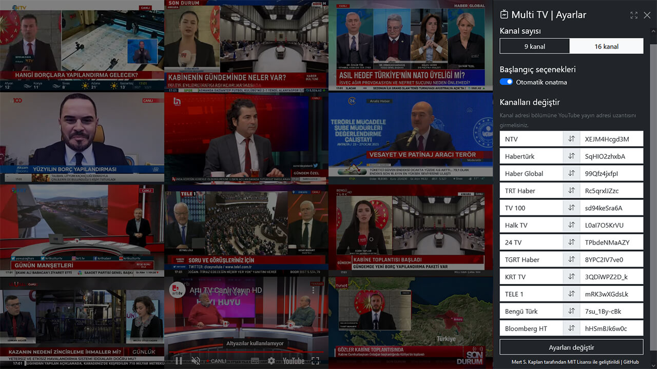 Multi TV - Watch Multiple Live Channels Simultaneously | Customizable ...
